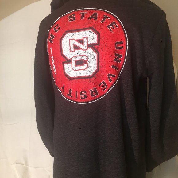 Blue 84 | Shirts | Nc State Full Zip Triblend Hoodie Mens | Poshmark